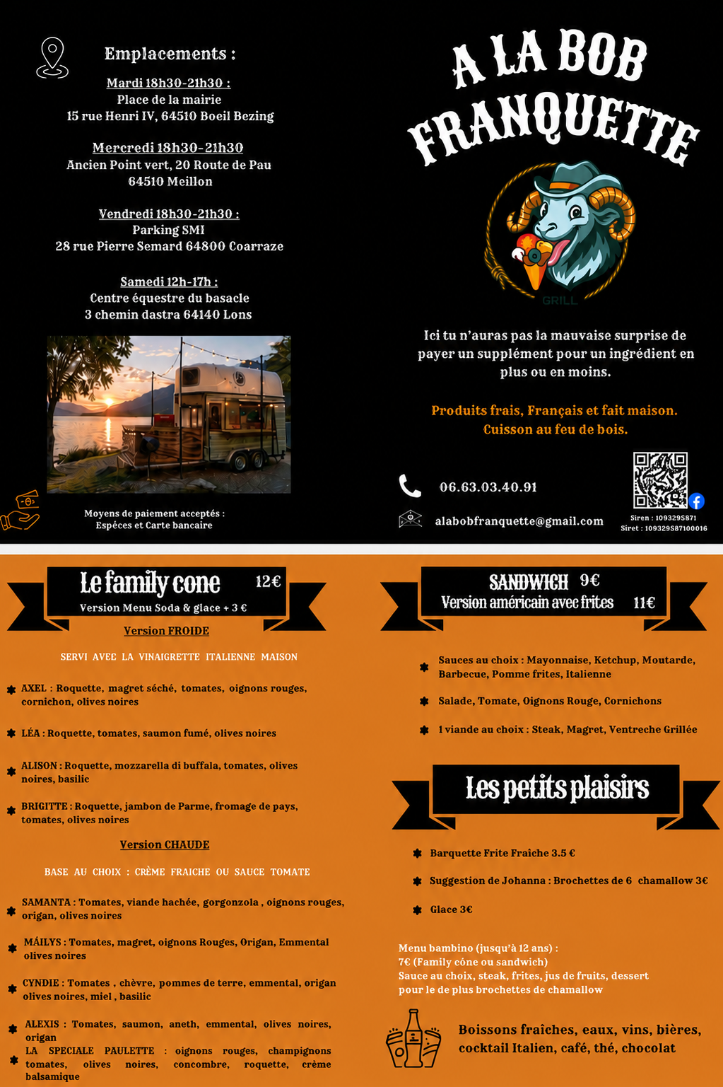 Un nouveau food truck dans le village - Commune de Boeil Bezing